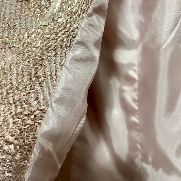 Jackets & Coats | Gold Thread Beaded Blazer Jacket Macaron Pink | Poshmark